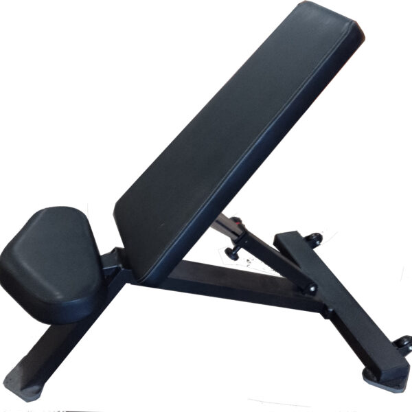 Compact Gym Adjustable Bench, (in Matte Black or Silver) - £329.95 - In ...